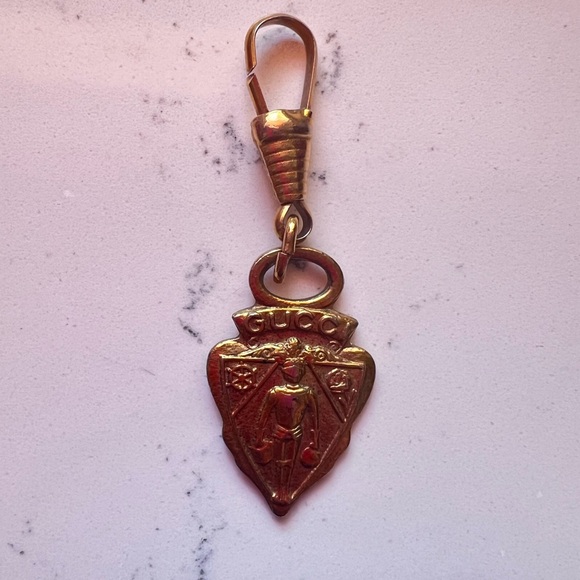 Gucci | Accessories | Gucci Vintage Crest Armored Medieval Knight ...